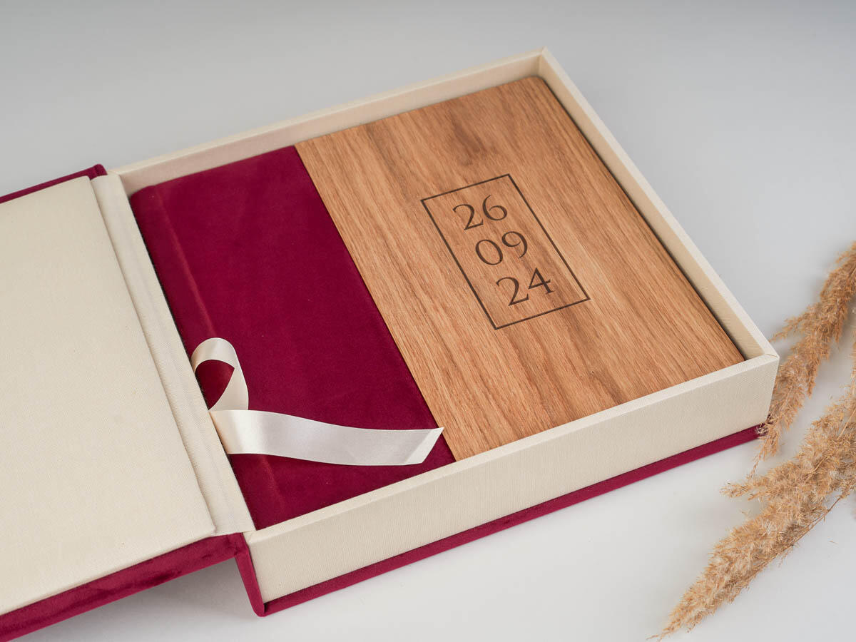 Wooden Photo Album Finish | Professional Printing Services | nPhoto Lab